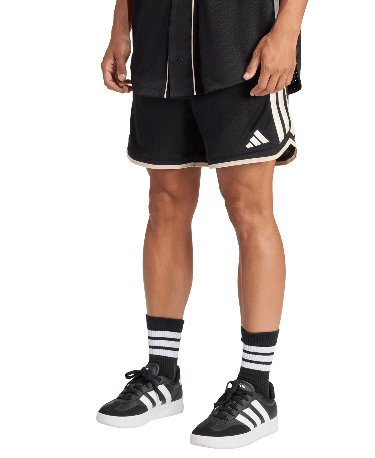 Click here for adidas Mens Stadium Mesh Basketball Shorts - Black... prices