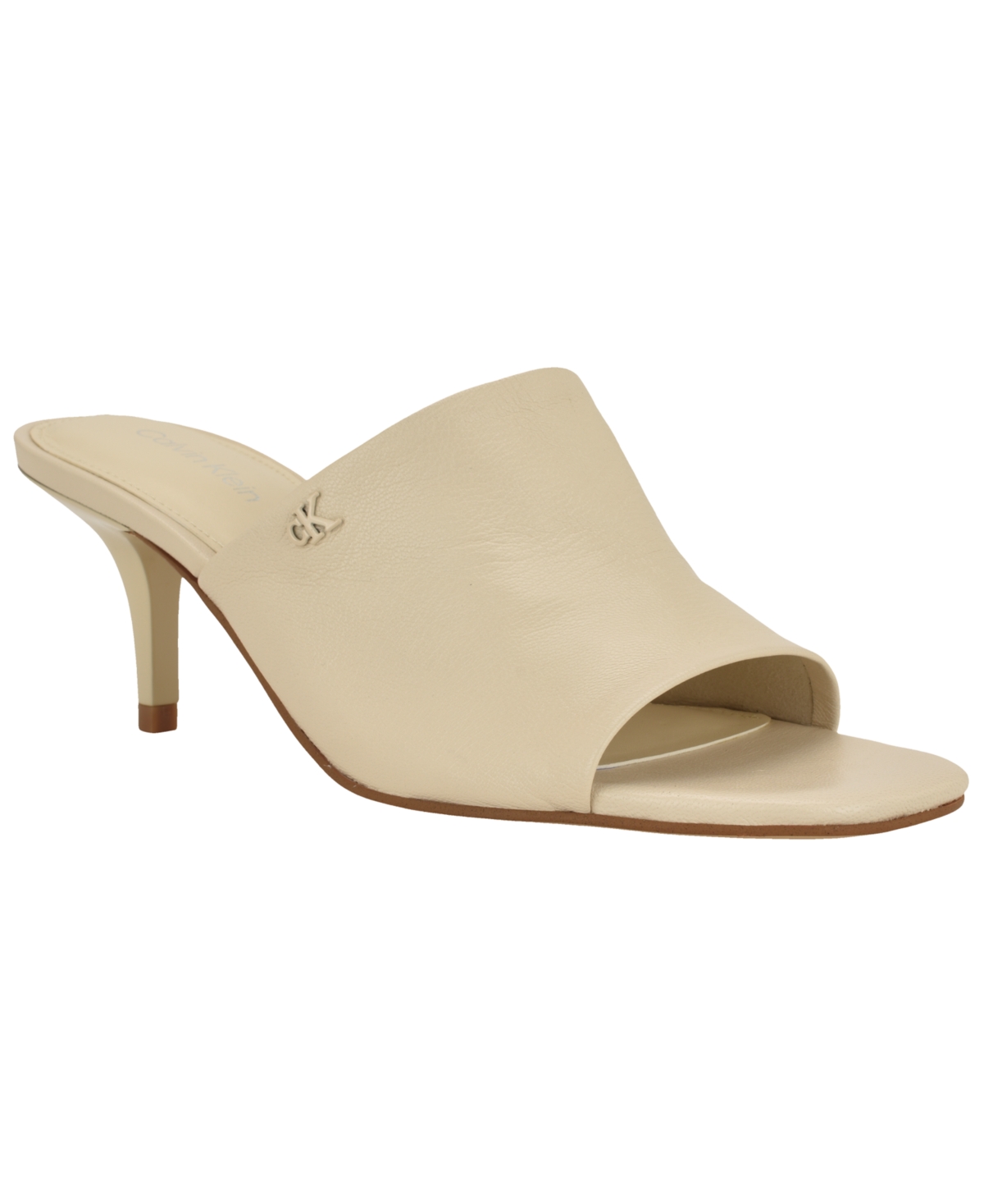 Click here for Calvin Klein Womens Chaney Slip-On Sandals - Ivory... prices