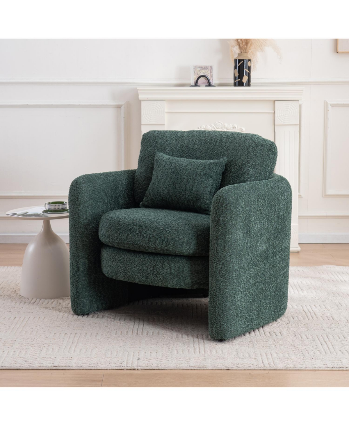 Click here for Streamdale Furniture Rounded Corner Modern Chair -... prices