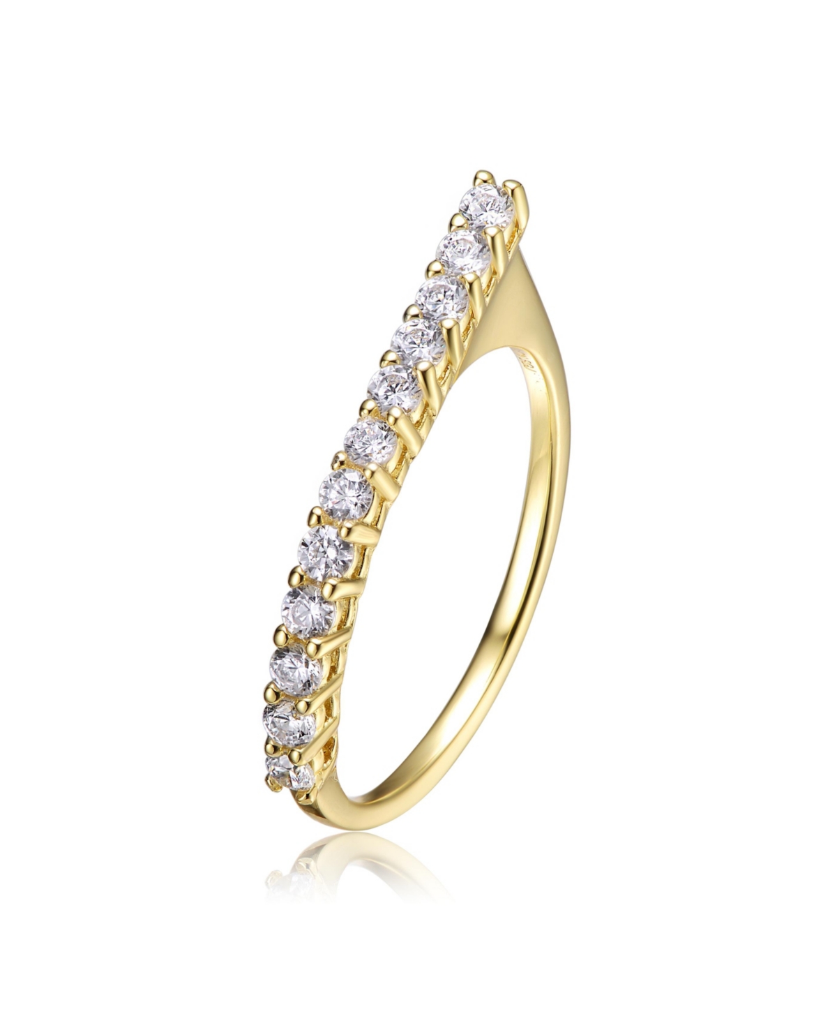 Click here for 14k Yellow Gold Plated with Cubic Zirconia Waterfa... prices