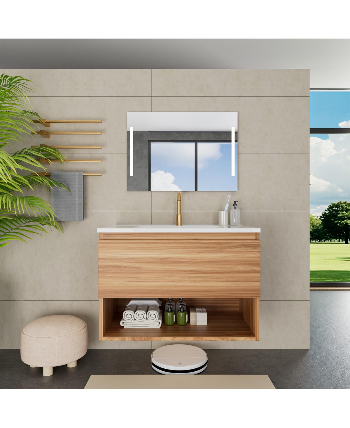 Click here for Sillysis 29" Wall Mounted Bathroom Vanity wit... prices