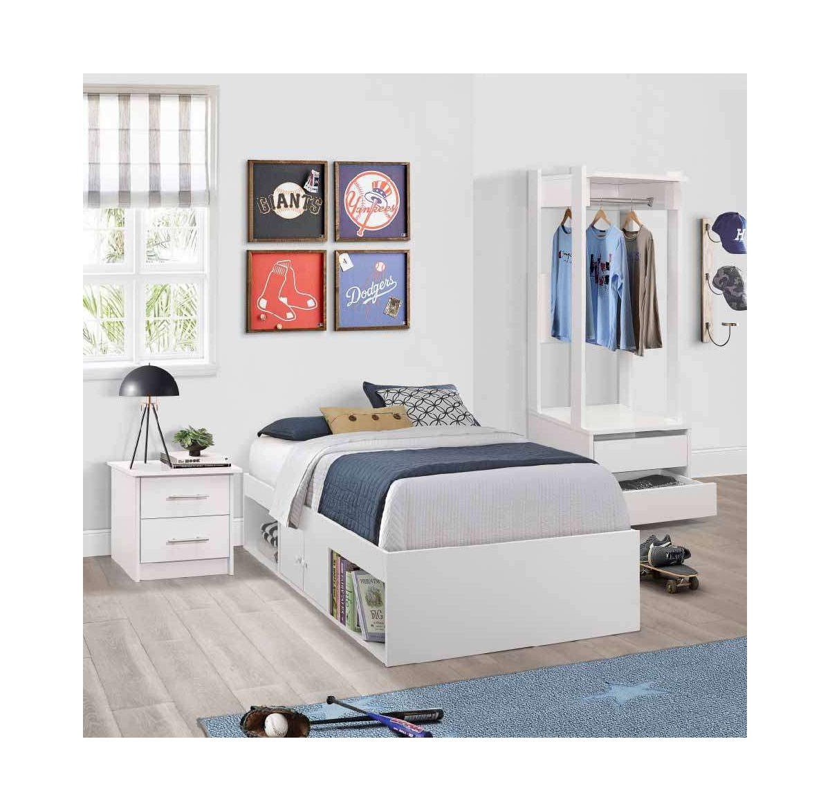 Click here for Kings Brand Furniture Twin Storage Plat form bed w... prices