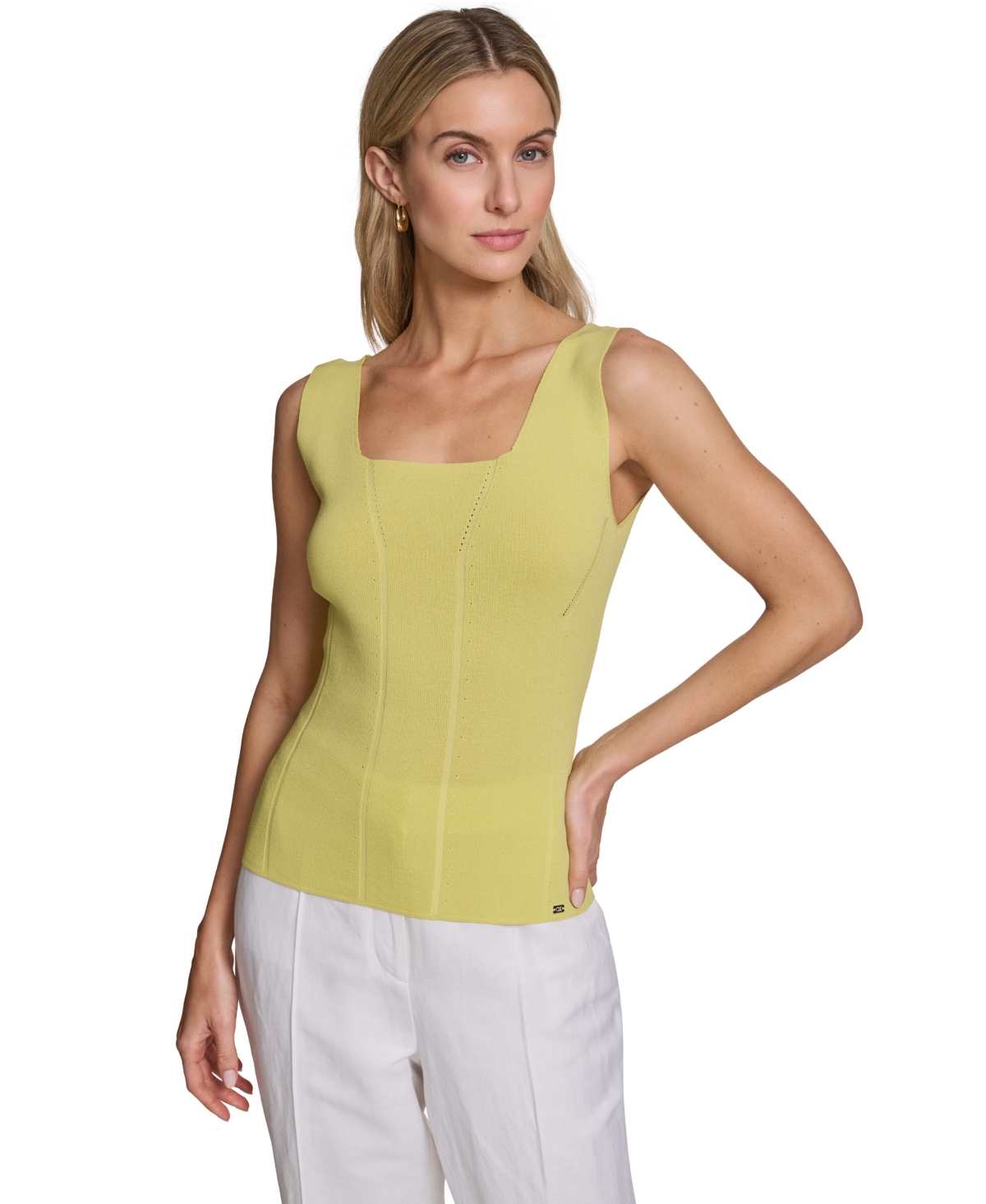 Click here for Calvin Klein Womens Scoop Neck Sweater Tank Top -... prices