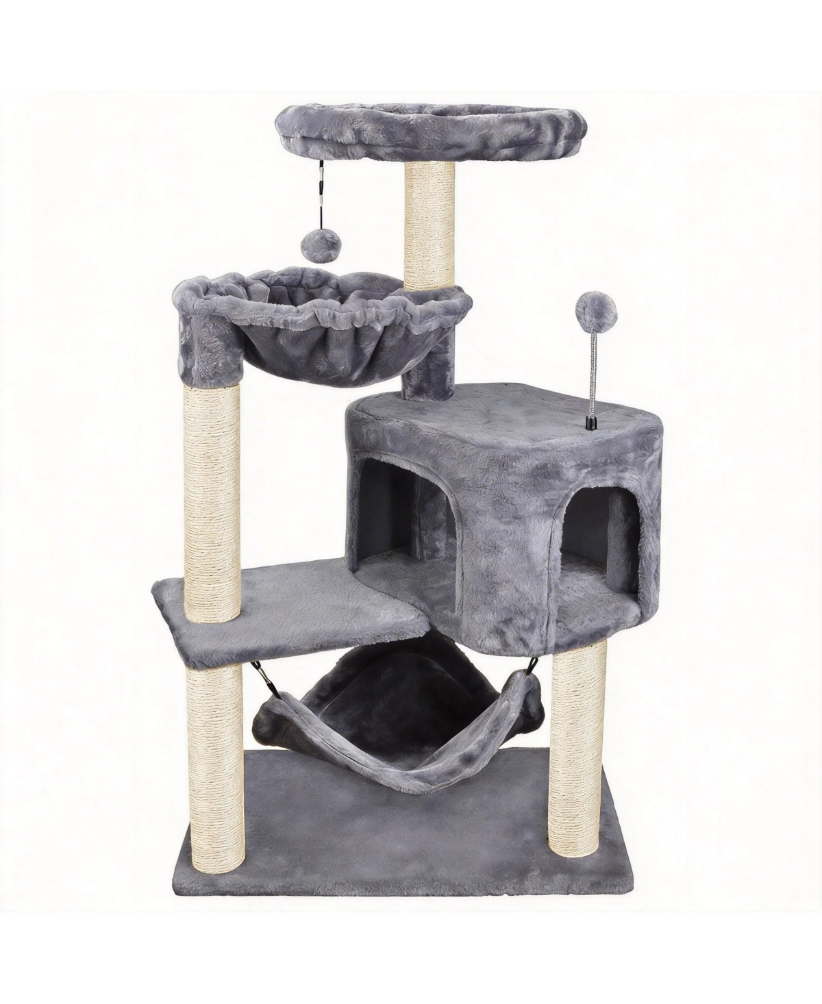 Click here for Aronkl Cat Tree With Condo Big Hammock Hanging Bal... prices