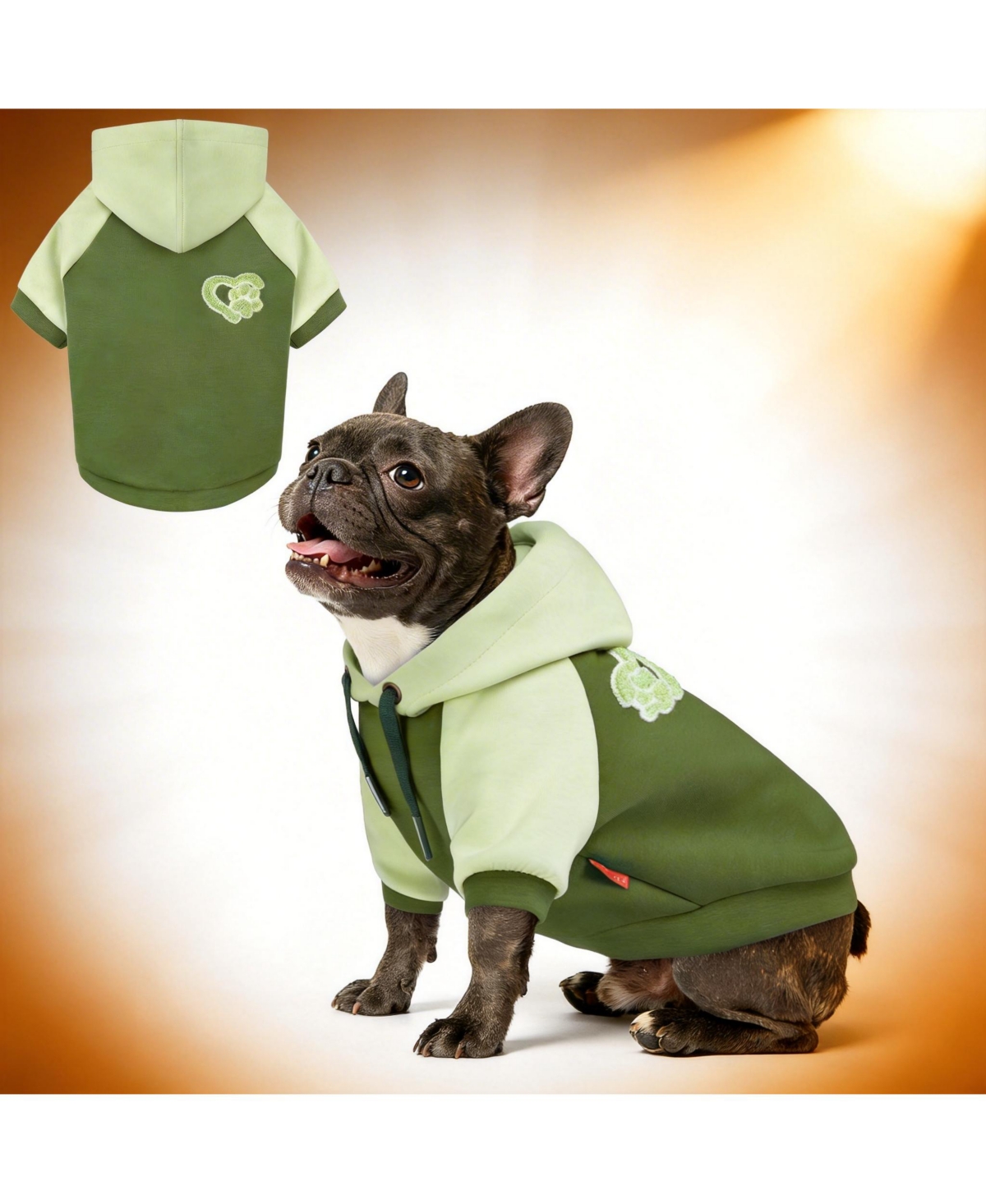 Click here for Aronkl Dog Hoodie Stretchy Warm Pet Sweatshirt wit... prices