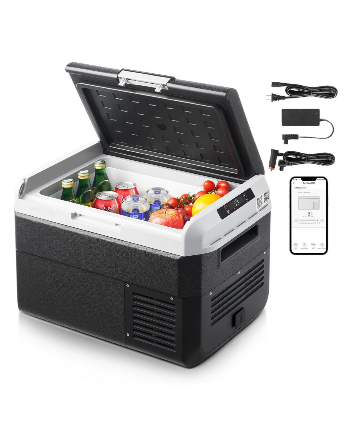 Click here for Mecale 26.4 Qt 12 Volt Portable Car Refrigerator w... prices