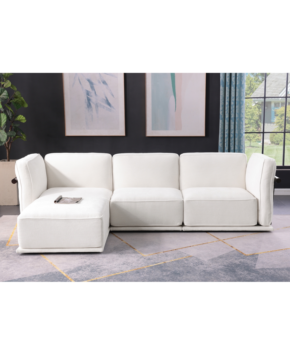 Click here for Streamdale Furniture Fashionable modular chenille... prices