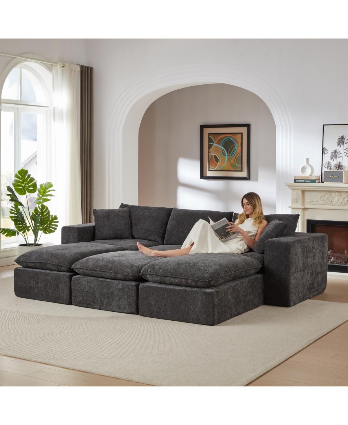 Click here for Streamdale Furniture Streamdale Modern Chenille Cl... prices
