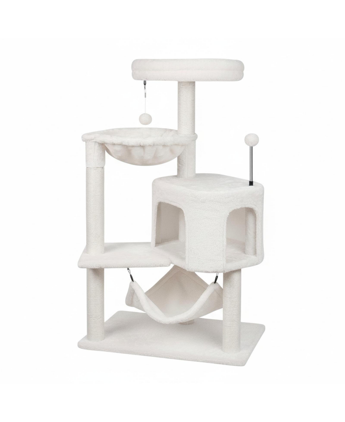 Click here for Aronkl Cat Tree With Condo Big Hammock Hanging Bal... prices