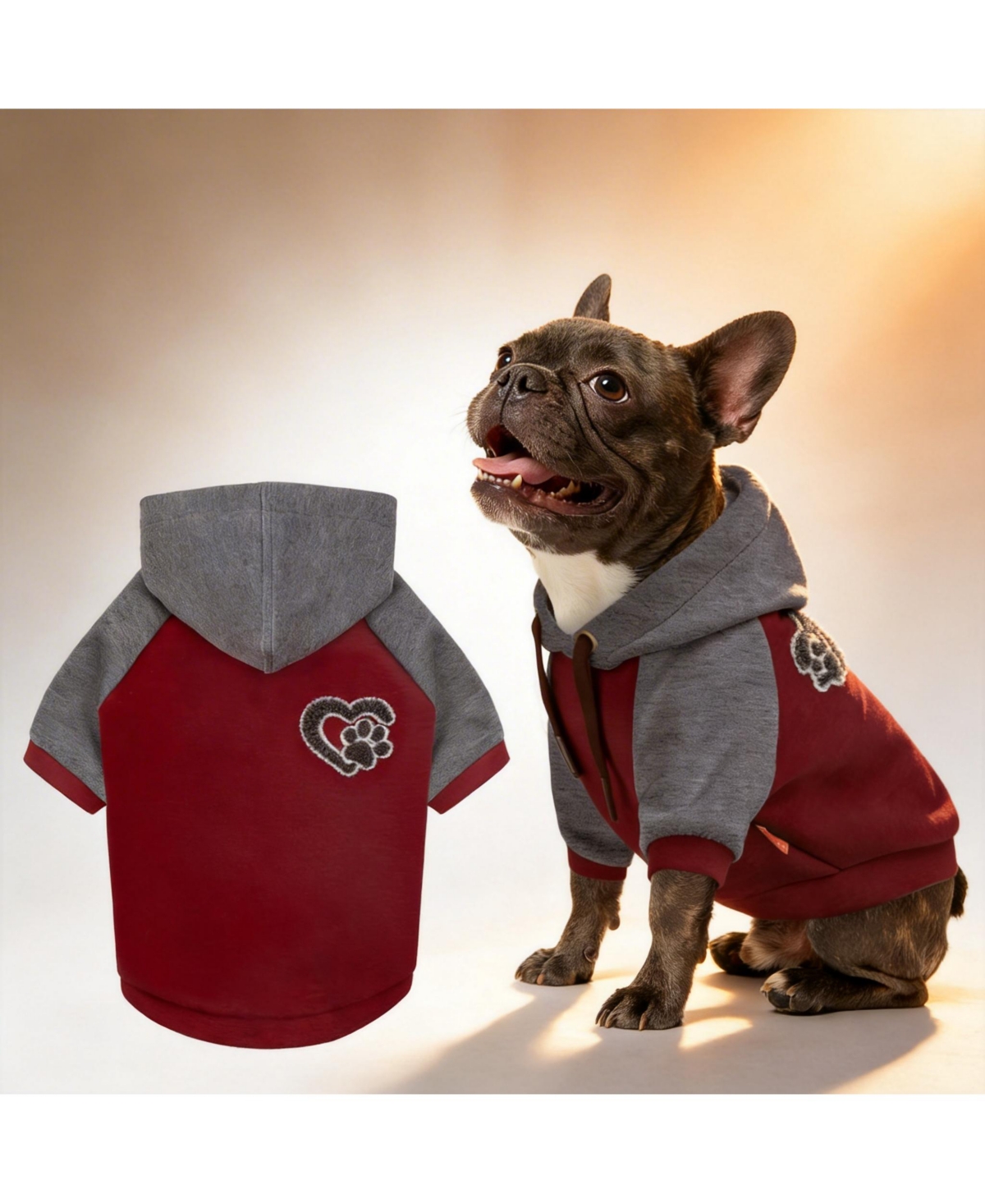 Click here for Aronkl Dog Hoodie Stretchy Warm Pet Sweatshirt wit... prices