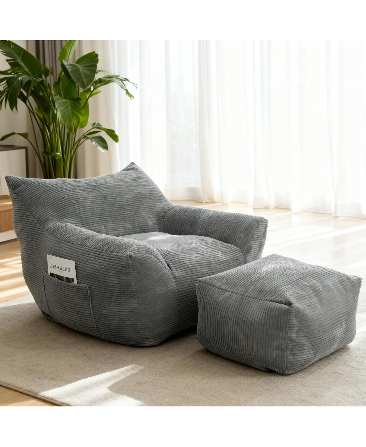 Click here for Streamdale Furniture Oversized Comfy Bean Bag Chai... prices