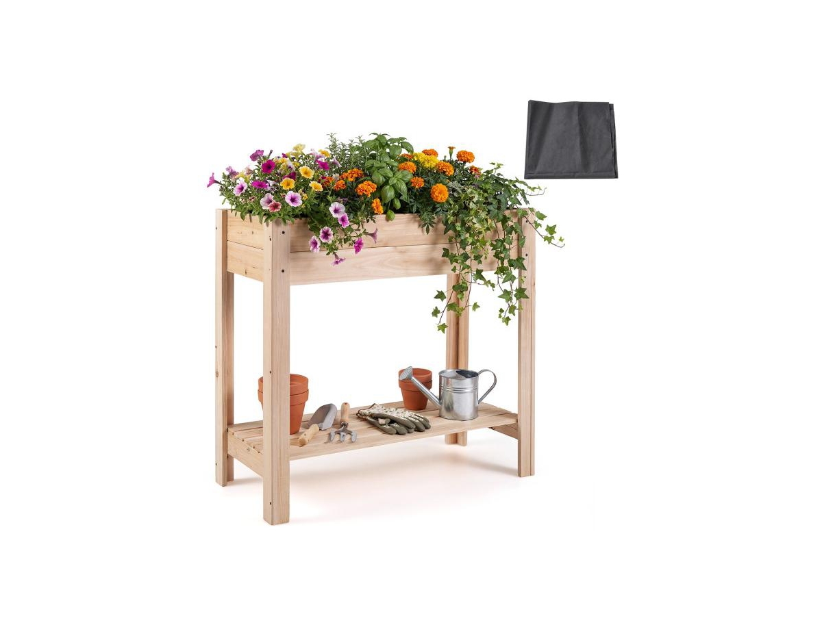 Click here for Slickblue Raised Garden Bed with Legs and Extra St... prices