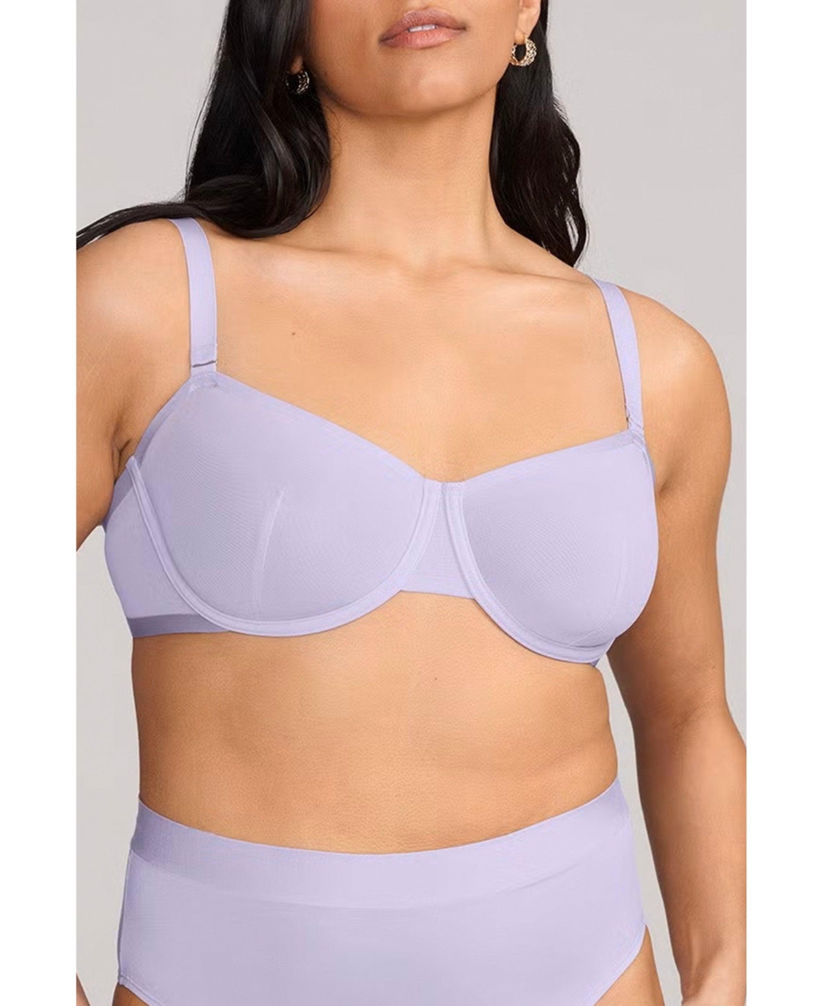 Click here for Cuup The Balconette - Mesh - Lilac prices