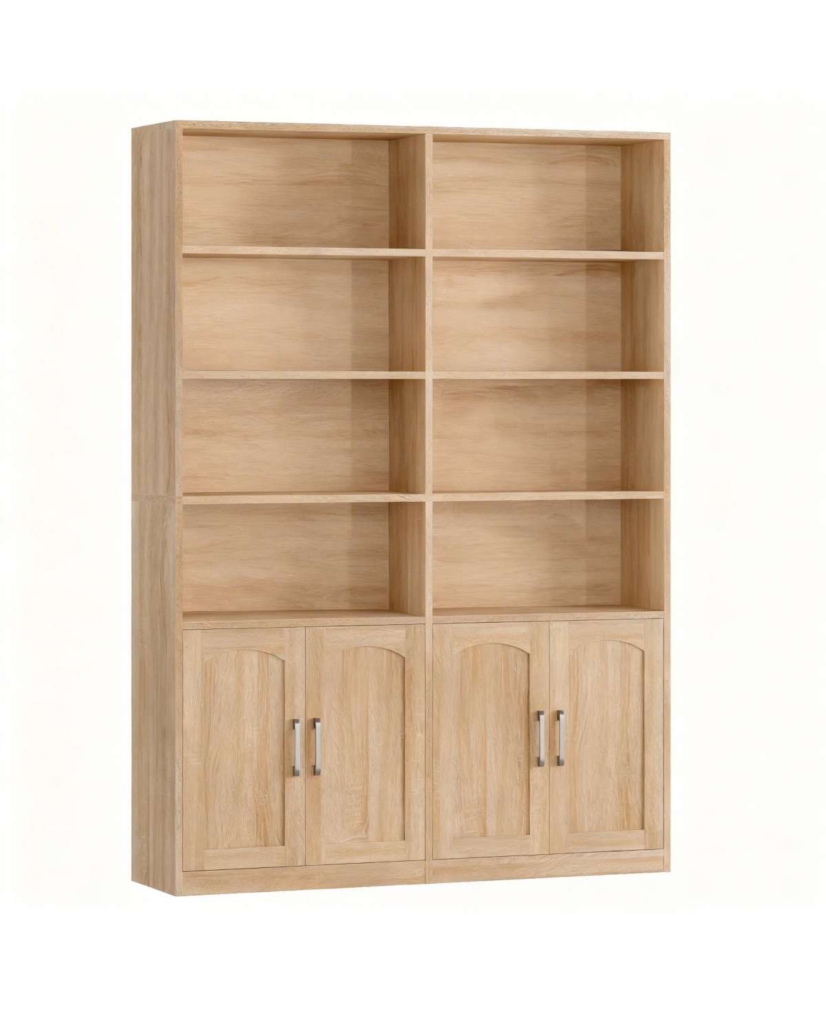 Click here for Yigii Bookshelf with Doors 6 Tier Double Wide Tall... prices