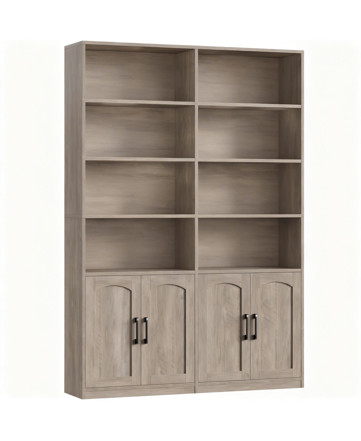 Click here for Yigii Bookshelf with Doors 6 Tier Double Wide Tall... prices