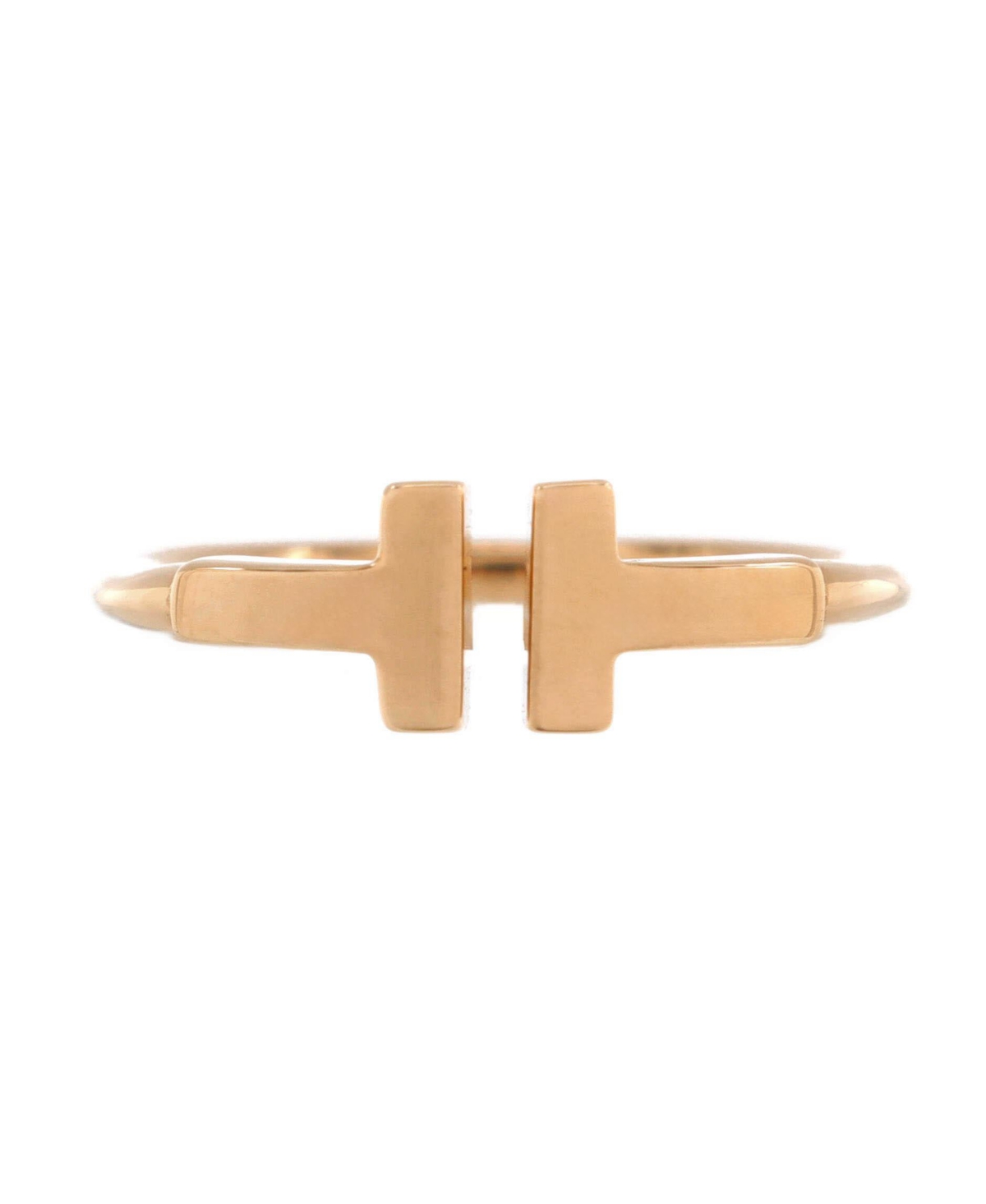 Click here for Pre-Owned Tiffany & Co T Wire Ring - 18k rose gold prices