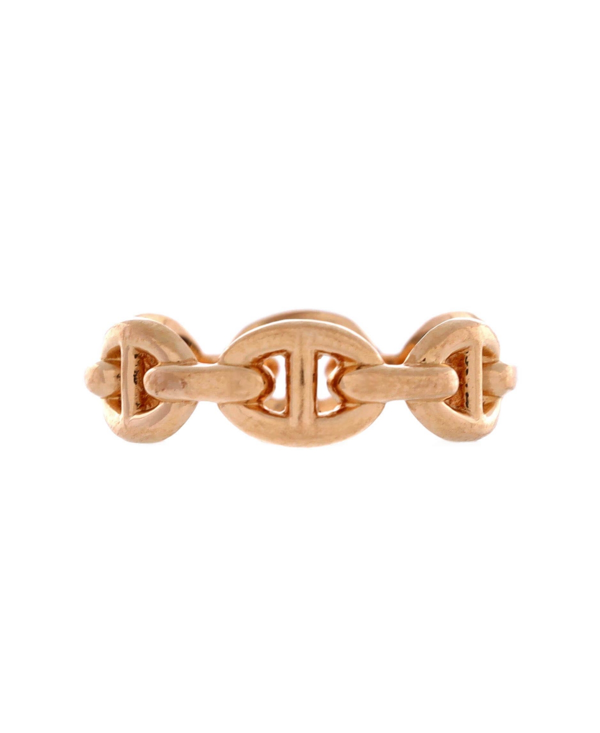 Click here for Pre-Owned Hermes Chaine dAncre Enchainee Ring - 18... prices
