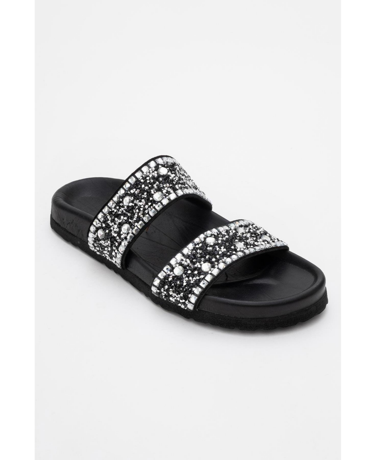 Click here for Forever and Always Shoes Jamie Leather Double Stra... prices