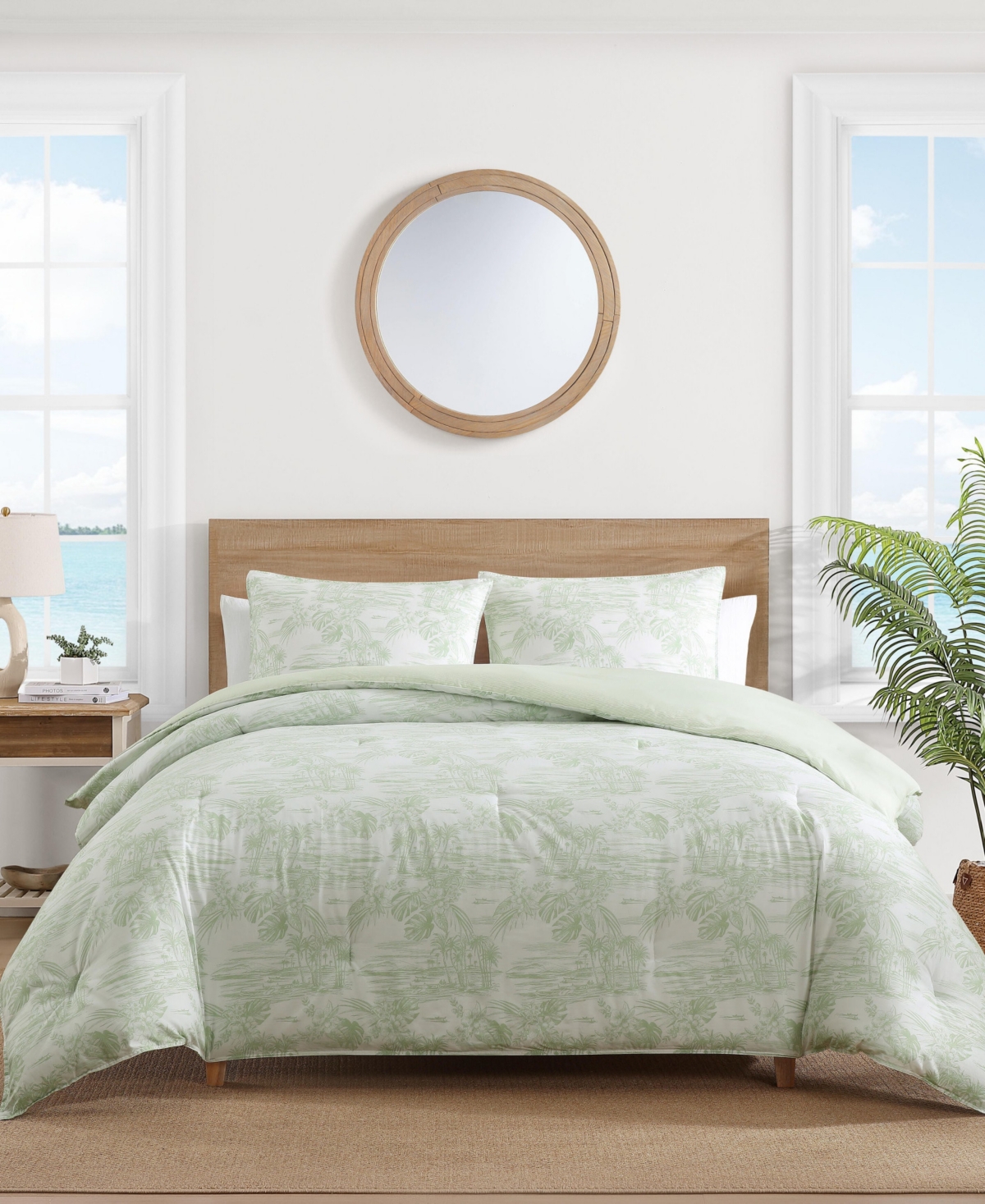 Click here for Tommy Bahama Home Beach Bluff Toile Cotton 3-Pc. C... prices