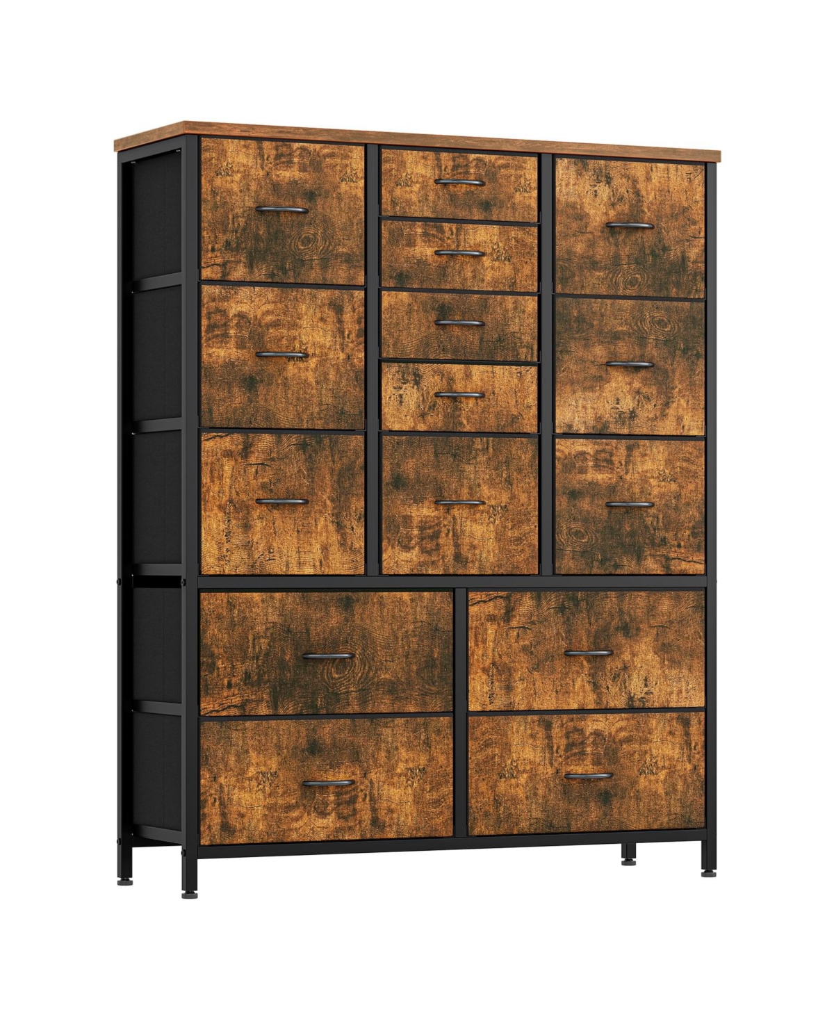 Click here for gaomon 15 Drawer Dresser with Wood Tabletop & Meta... prices