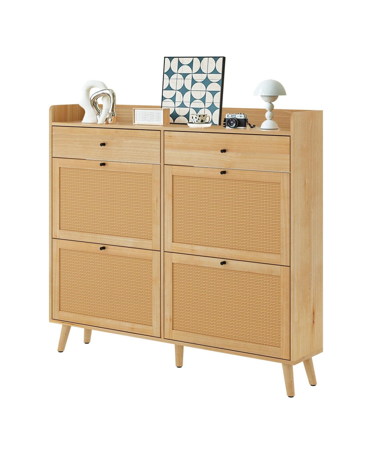 Click here for Homfan Shoe Cabinet Storage with 4 Flip Drawers  R... prices