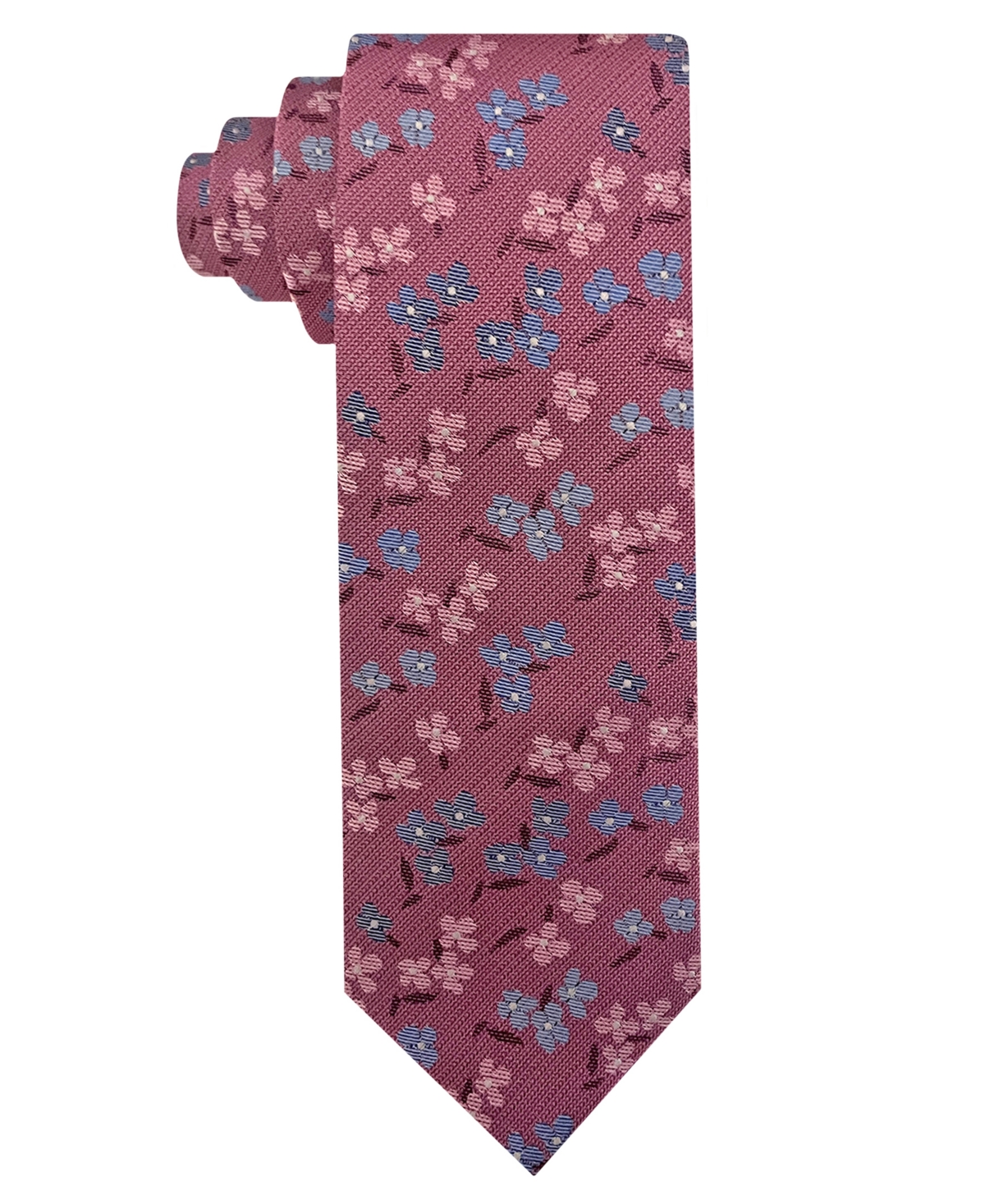 Click here for Van Heusen Mens Small Floral Tie - Pink prices
