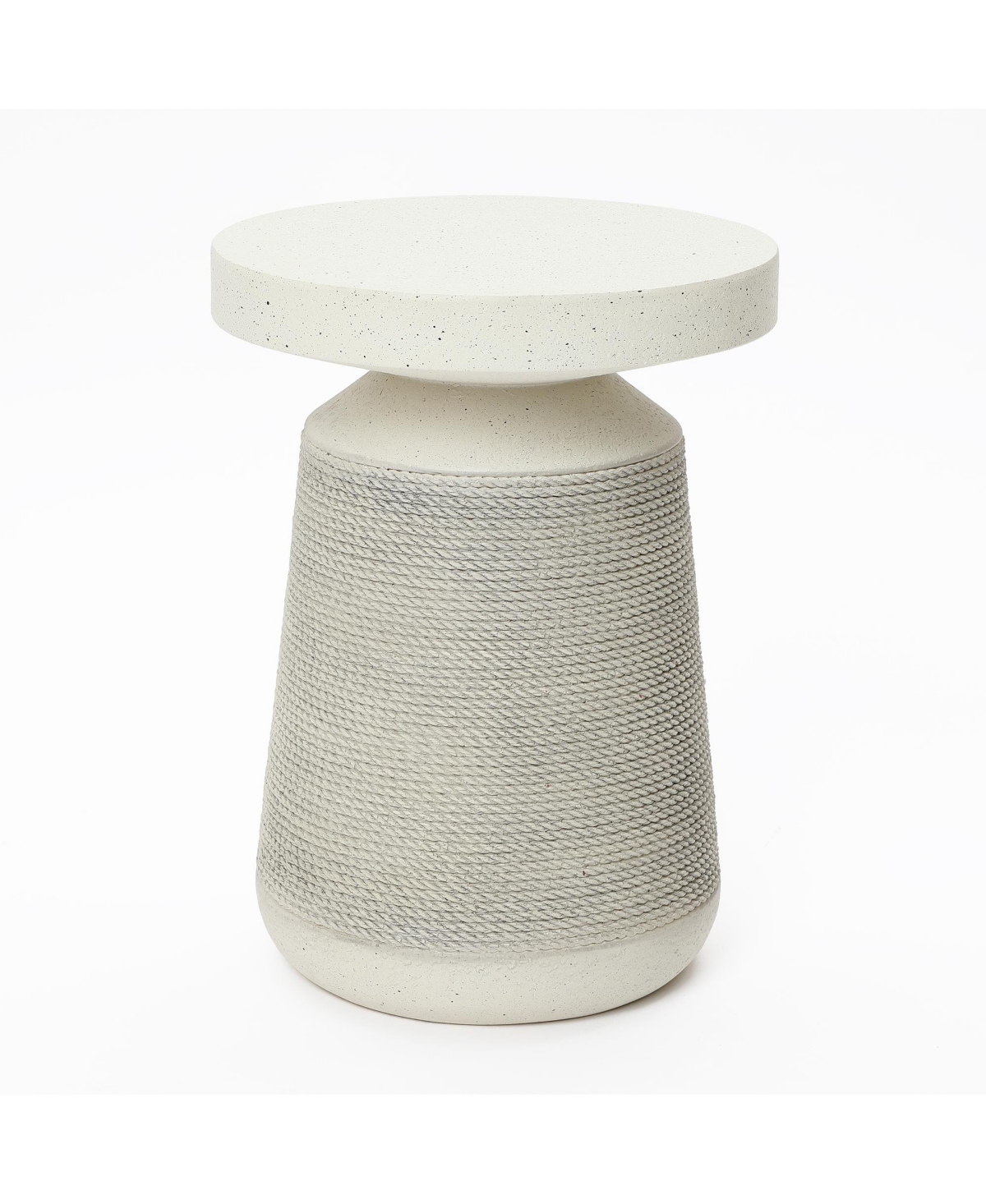 Click here for LuxenHome Textured Faux Stone Patio Table  Japandi... prices