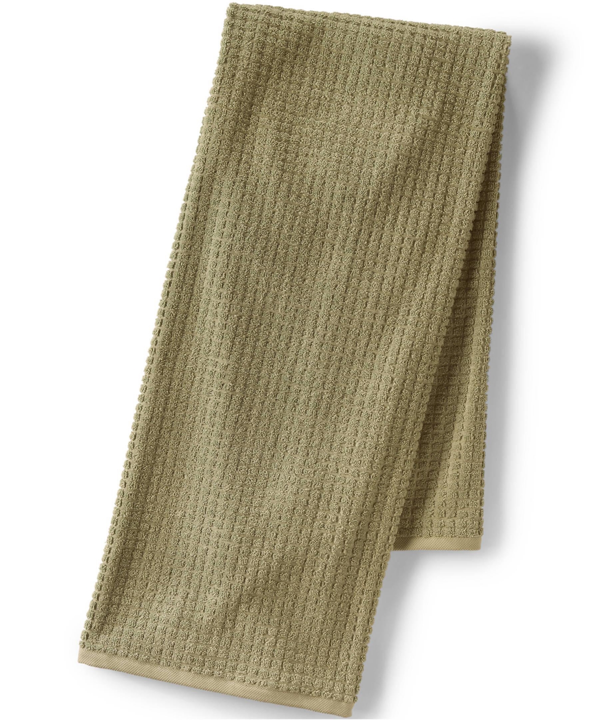 Click here for Lands End Cotton Waffle Bath Towel - Simply olive prices