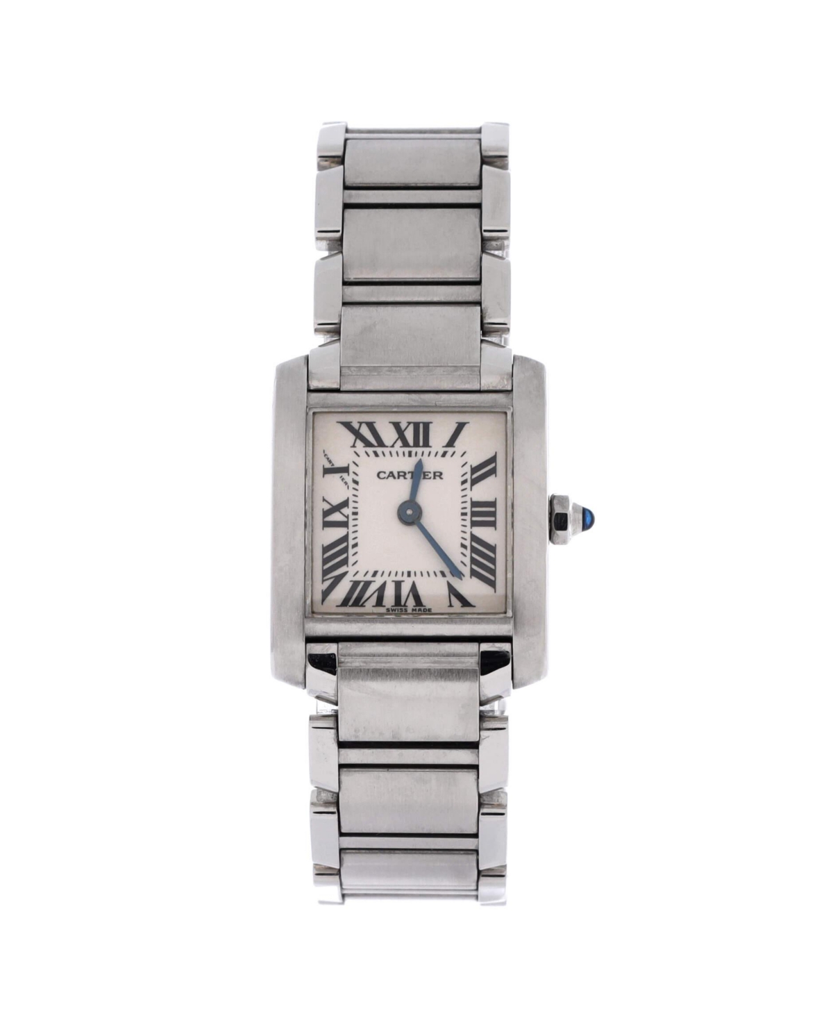 Click here for Pre-Owned Cartier Tank Francaise Quartz Watch in S... prices
