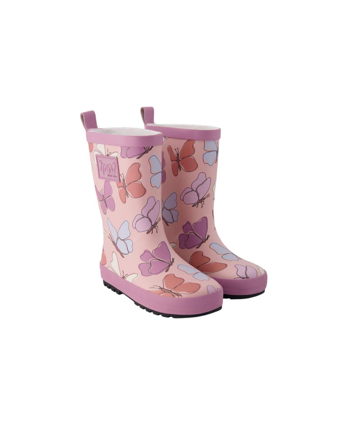 Click here for Deux par Deux Little Girls Rain Boots - Pink butte... prices