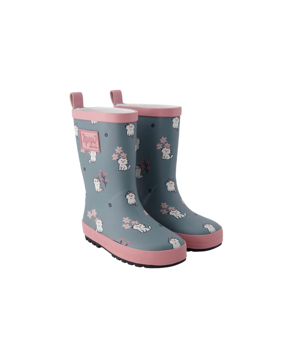 Click here for Deux par Deux Little Girls Rain Boots - Green prin... prices