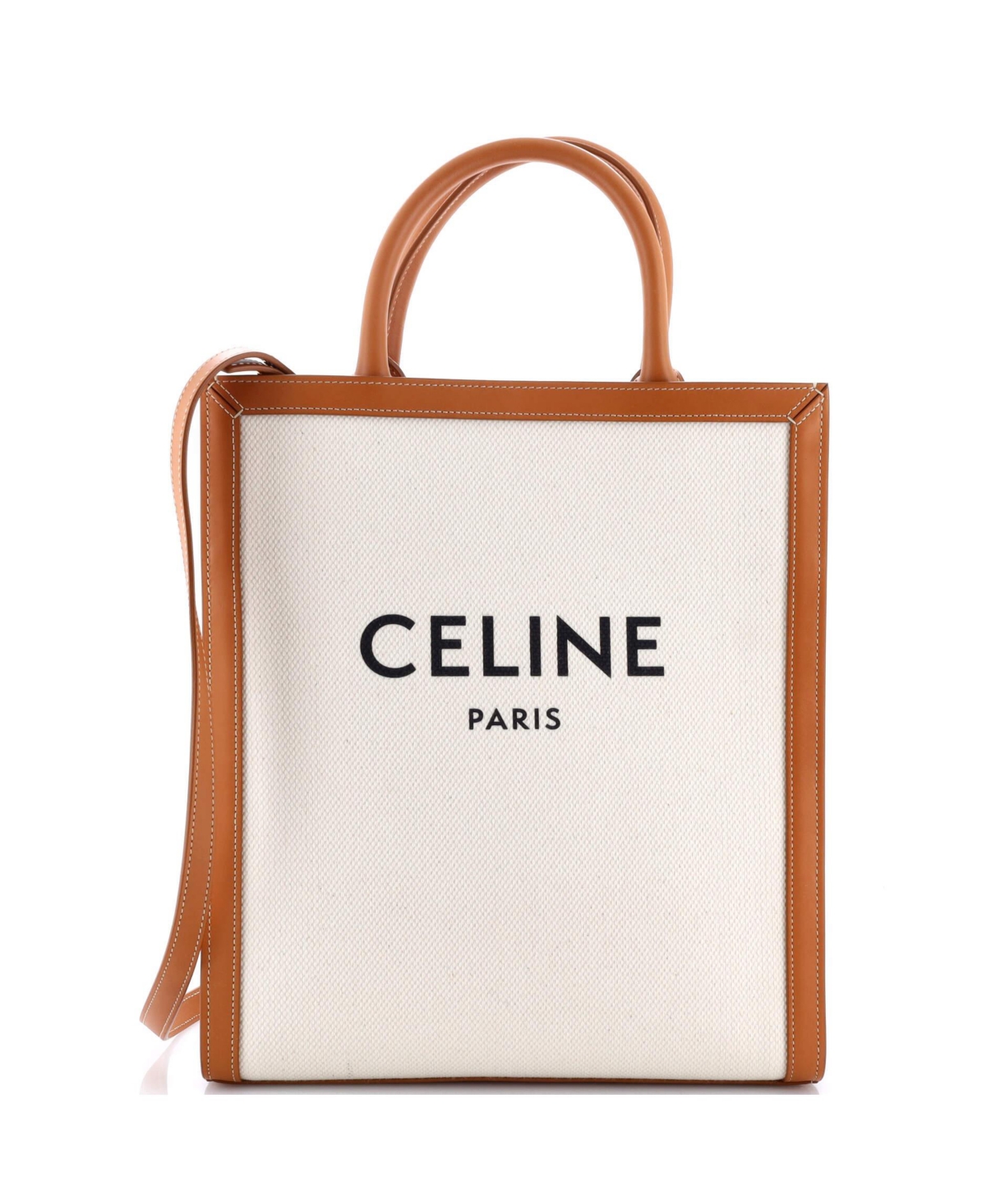 Click here for Pre-Owned Celine Small Vertical Cabas Tote Canvas... prices