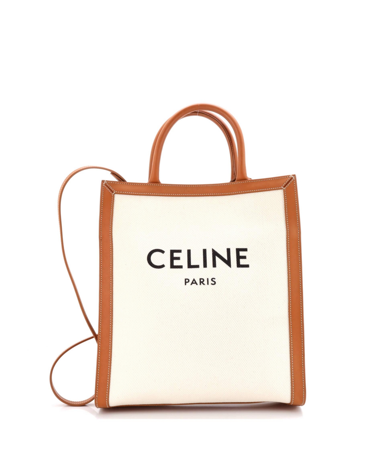 Click here for Pre-Owned Celine Small Vertical Cabas Tote Canvas... prices