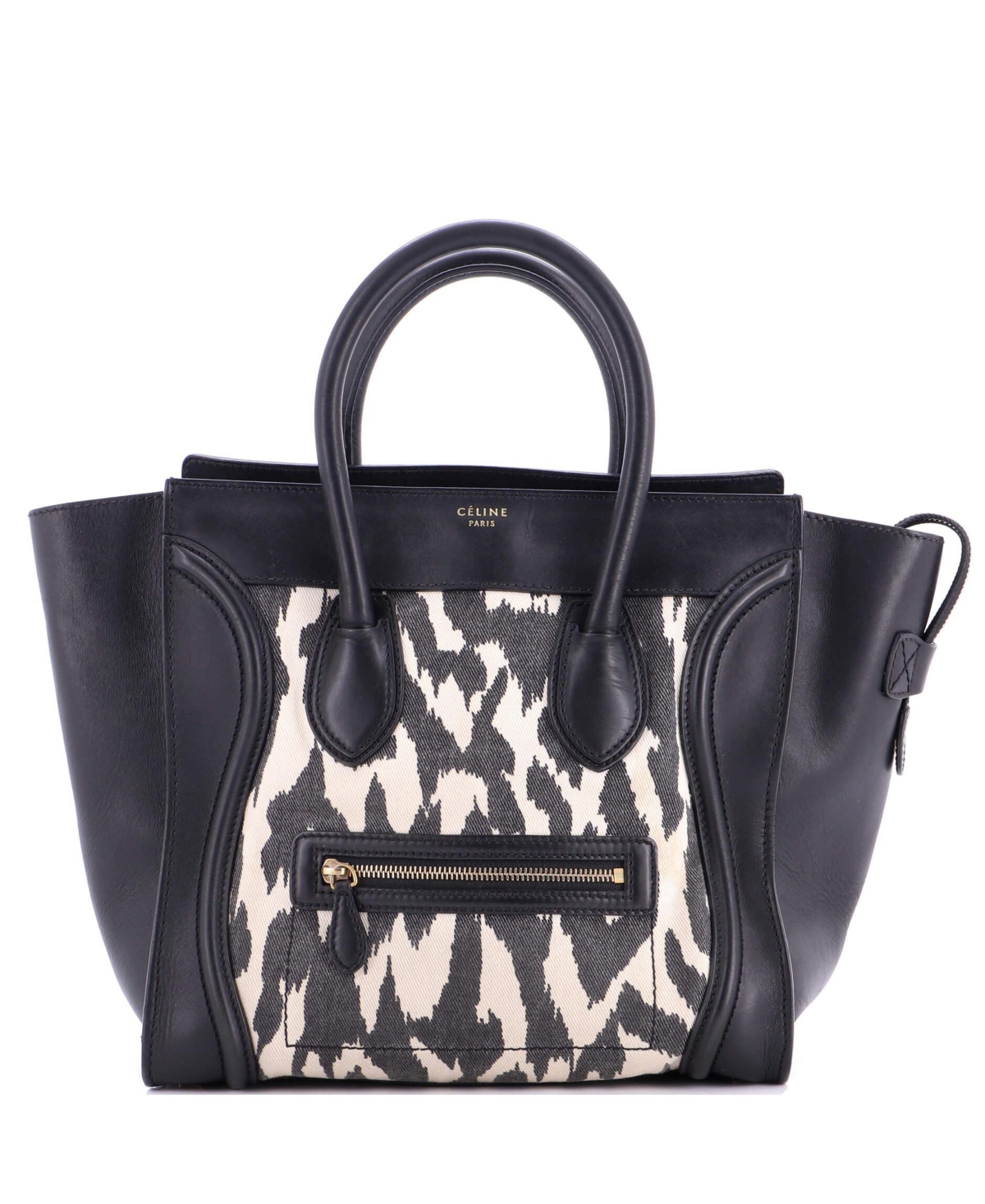 Click here for Pre-Owned Celine Mini Luggage Bag Printed Canvas a... prices