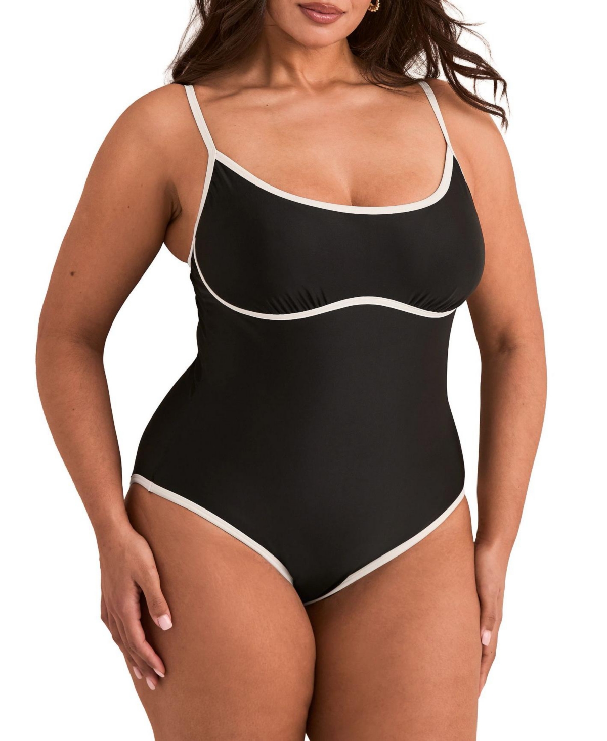 Click here for Adore Me Plus Size Rye Swimwear One Piece Swimsuit... prices
