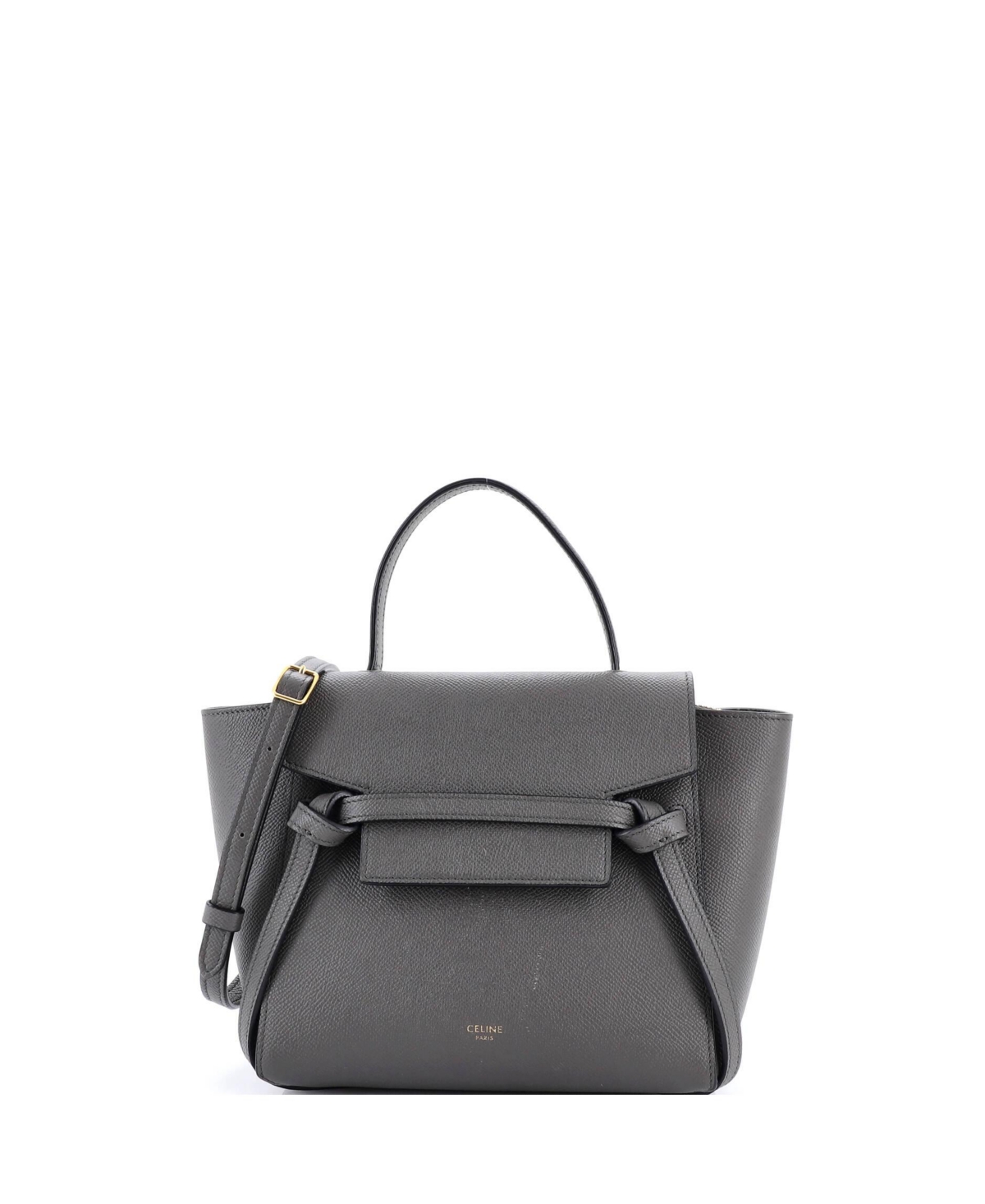 Click here for Pre-Owned Celine Nano Belt Bag Textured Leather -... prices