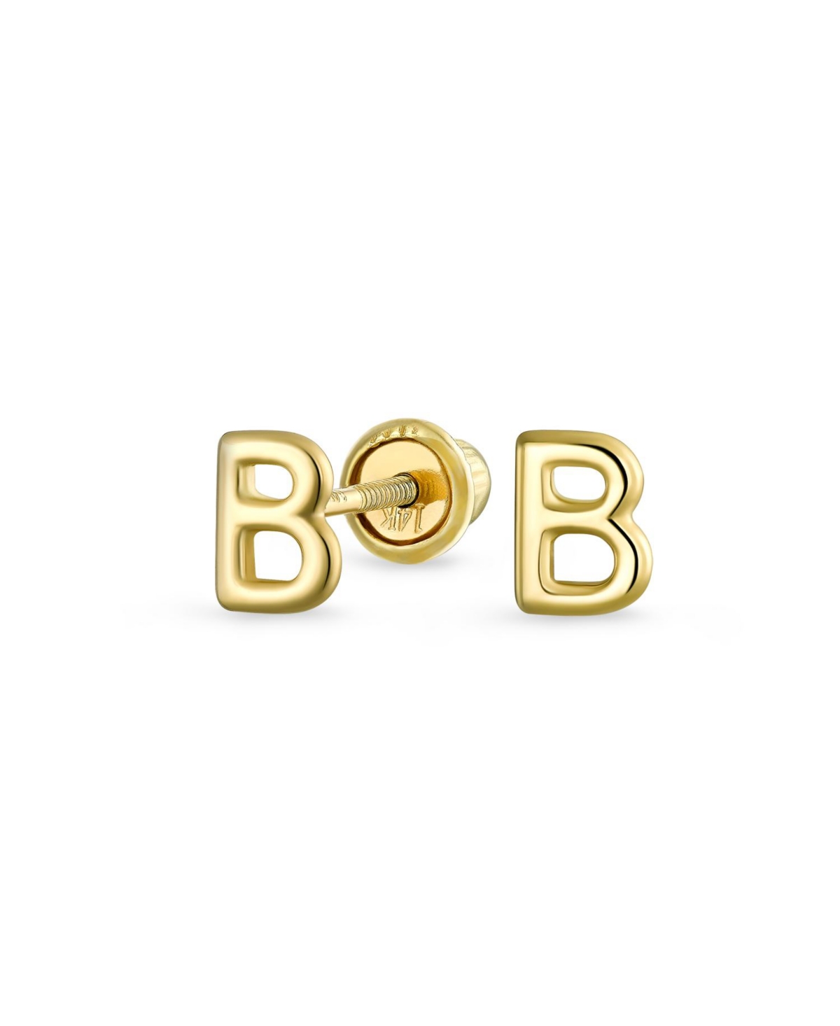 Click here for Bling Jewelry Abc Tiny 14K Gold Block Alphabet Let... prices