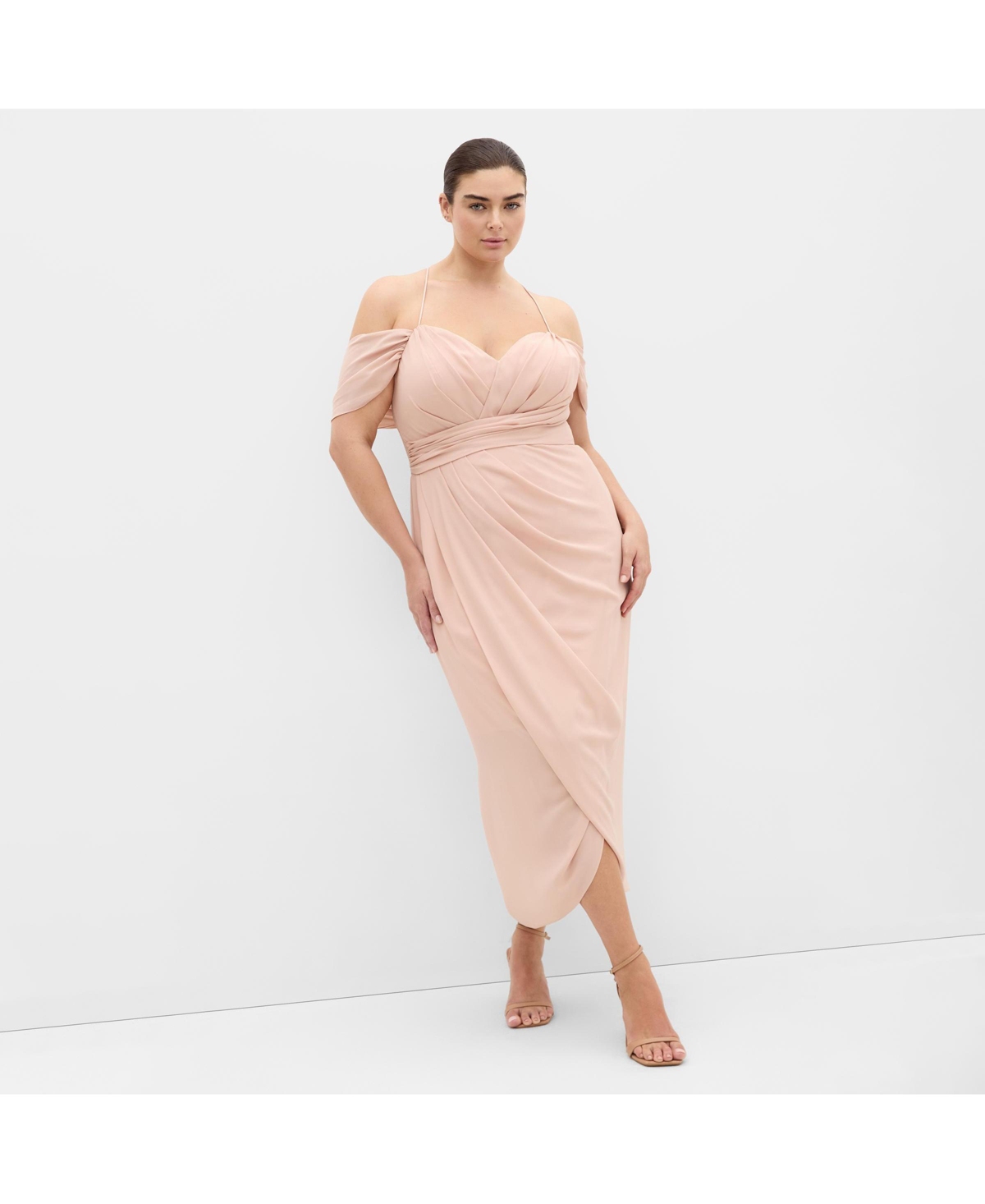 Click here for City Chic Womens Entwine Maxi Dress - Emerald prices