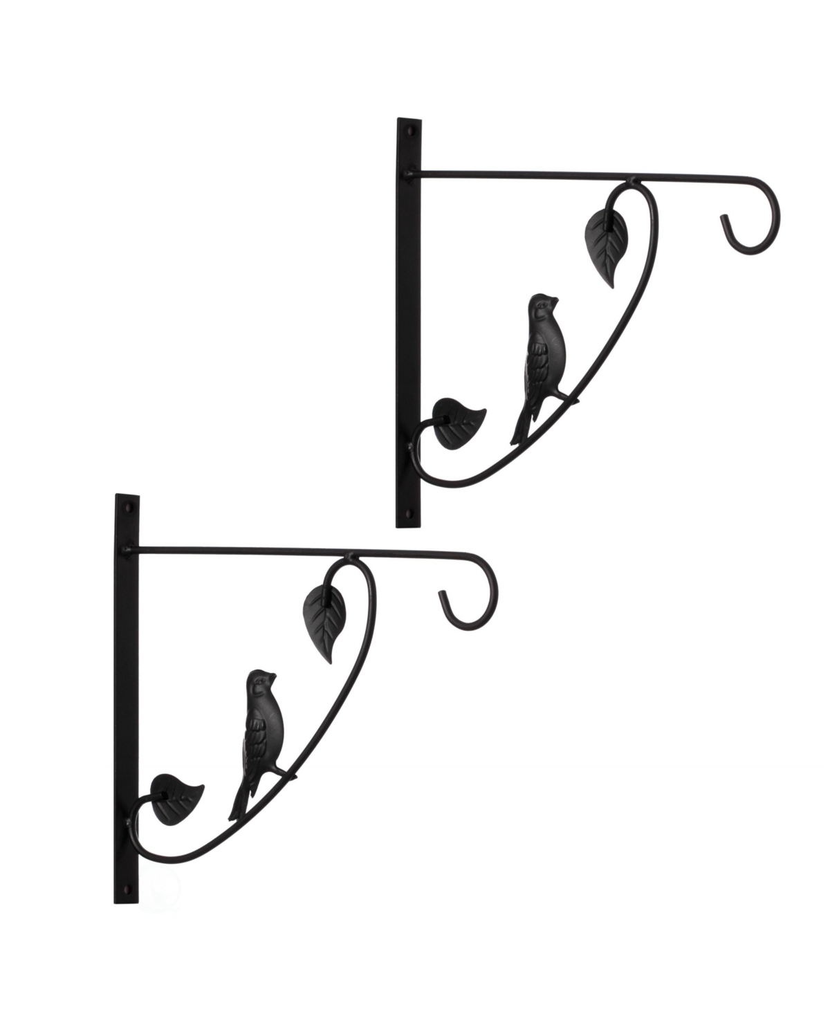 Click here for Gardenised Decorative Black Metal Wall Planter Hoo... prices