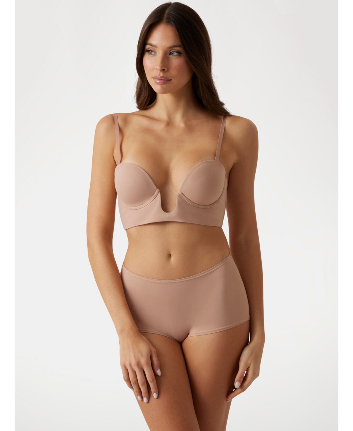 Click here for Guess Womens Eveline Deep Plunge Bra - Ibex light... prices