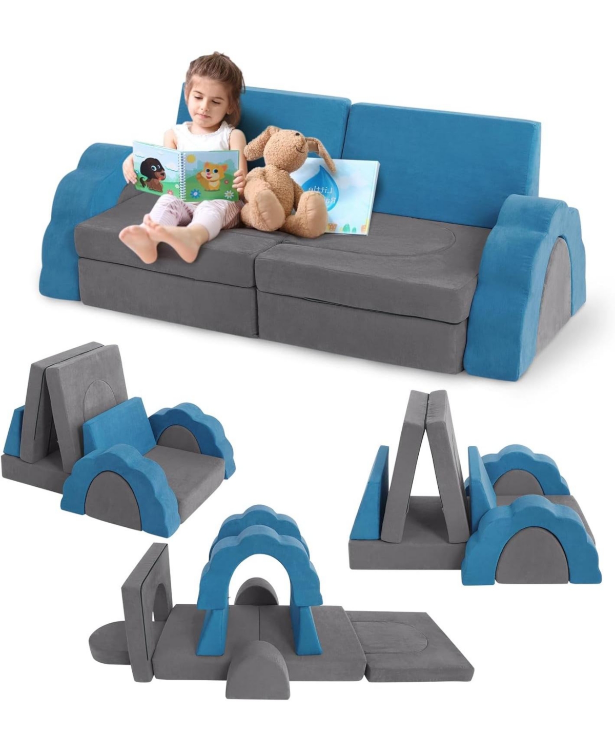 Click here for gaomon 11pcs Modular Kids Play Couch  Convertible... prices