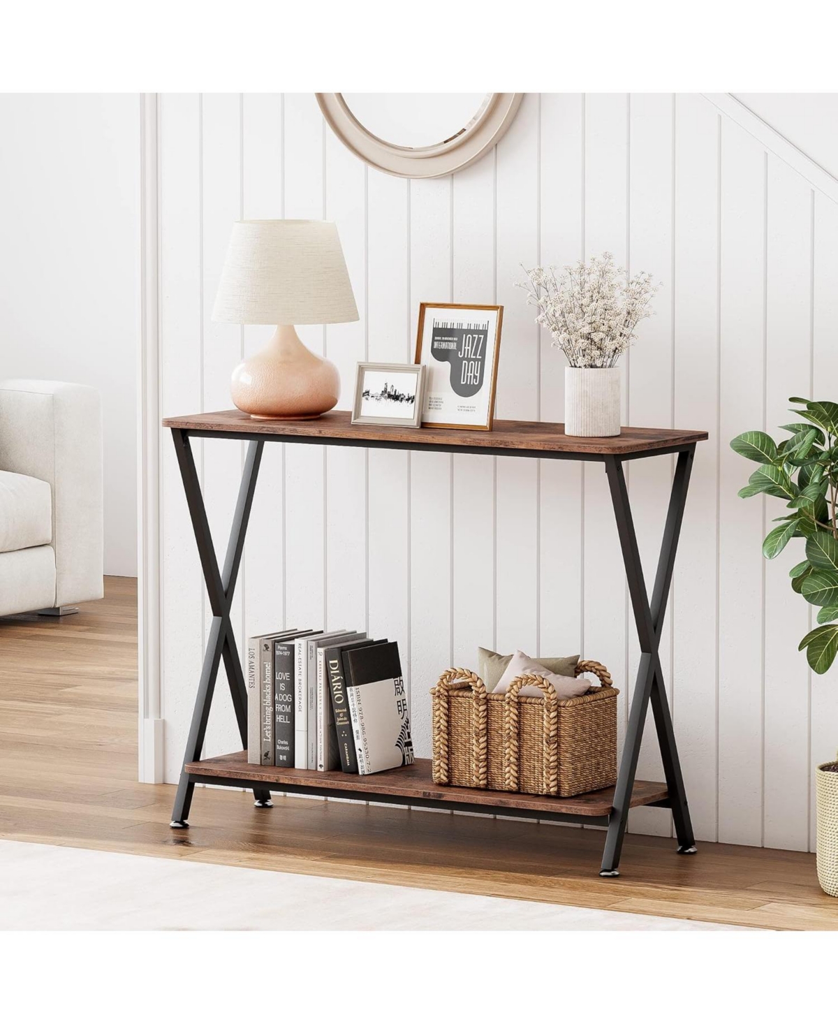 Click here for gaomon Narrow Console Table  41.3" Farmhouse... prices