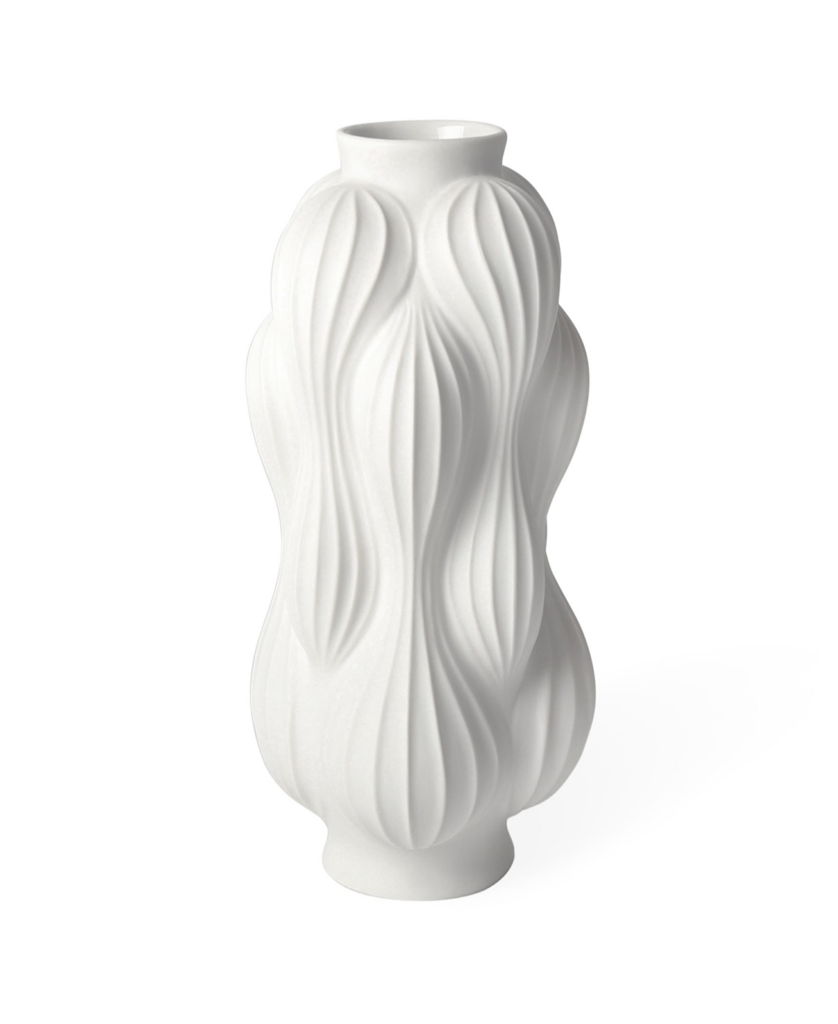 Click here for Jonathan Adler Balloon Large Porcelain Vase - Whit... prices