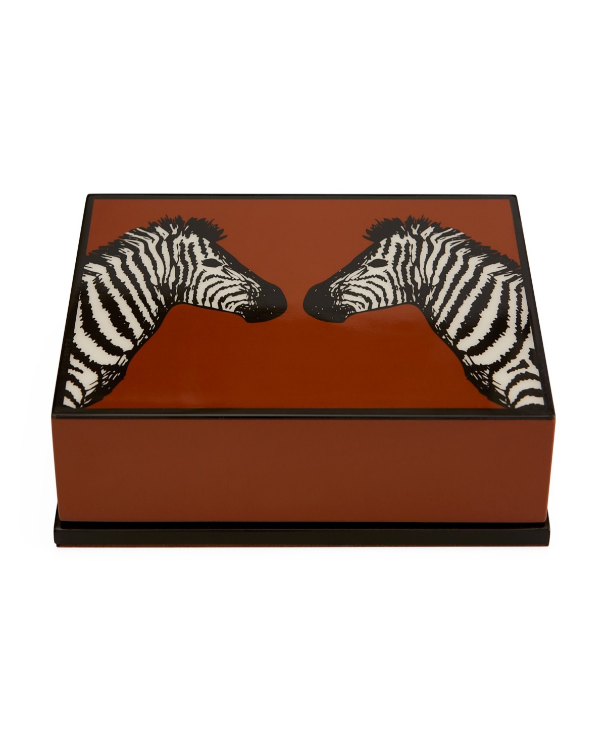 Click here for Jonathan Adler Zebras Lacquer Card Set - Orange  B... prices