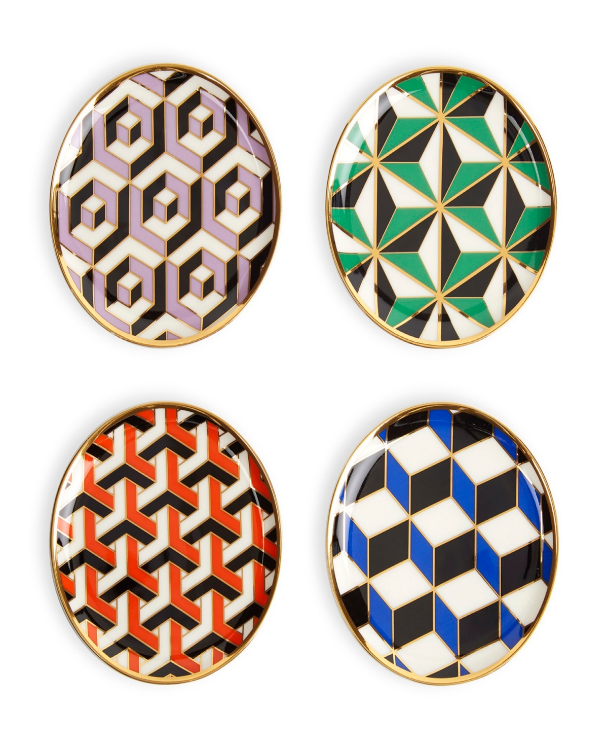 Click here for Jonathan Adler Versailles 4-Pc. Coaster Set - Mult... prices