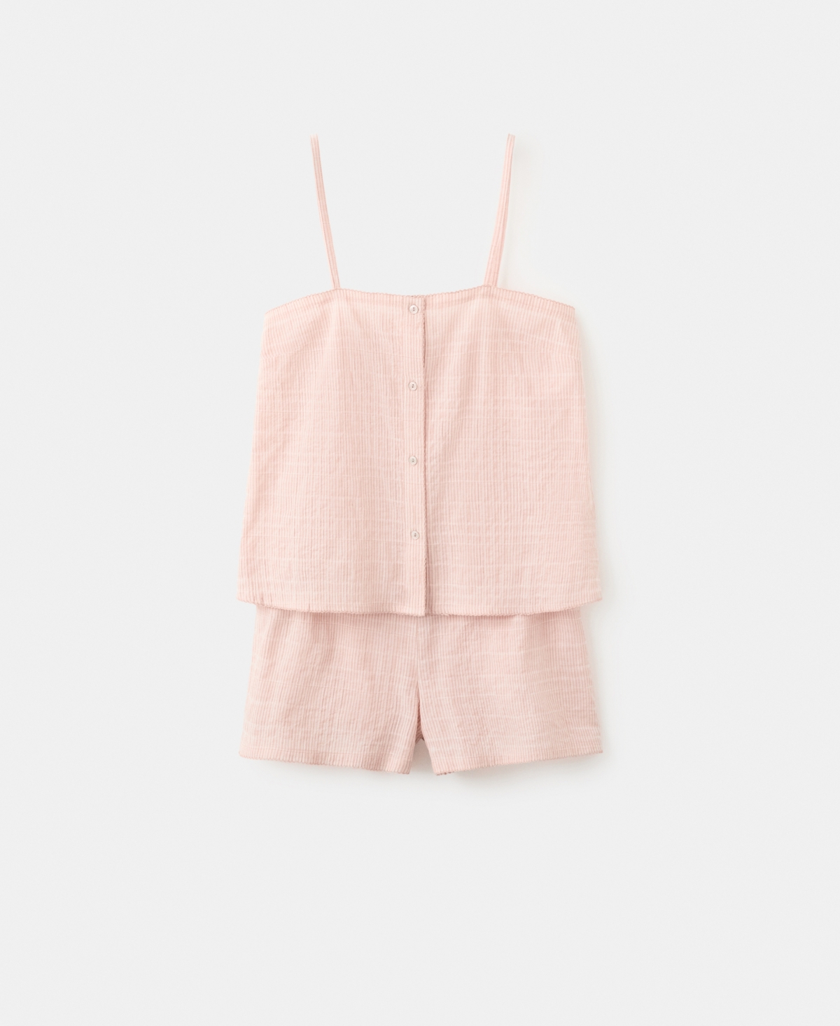 Click here for Mango Womens Two-Piece Cotton Pajama Set - Orange prices