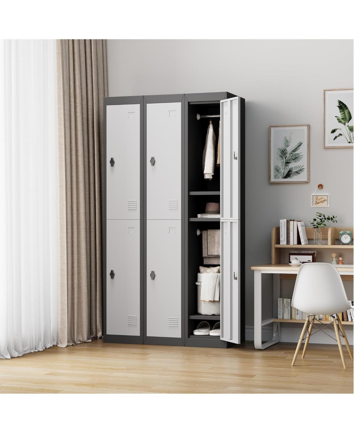 Click here for gaomon Metal Storage Cabinet with 2 Doors  Lockers... prices