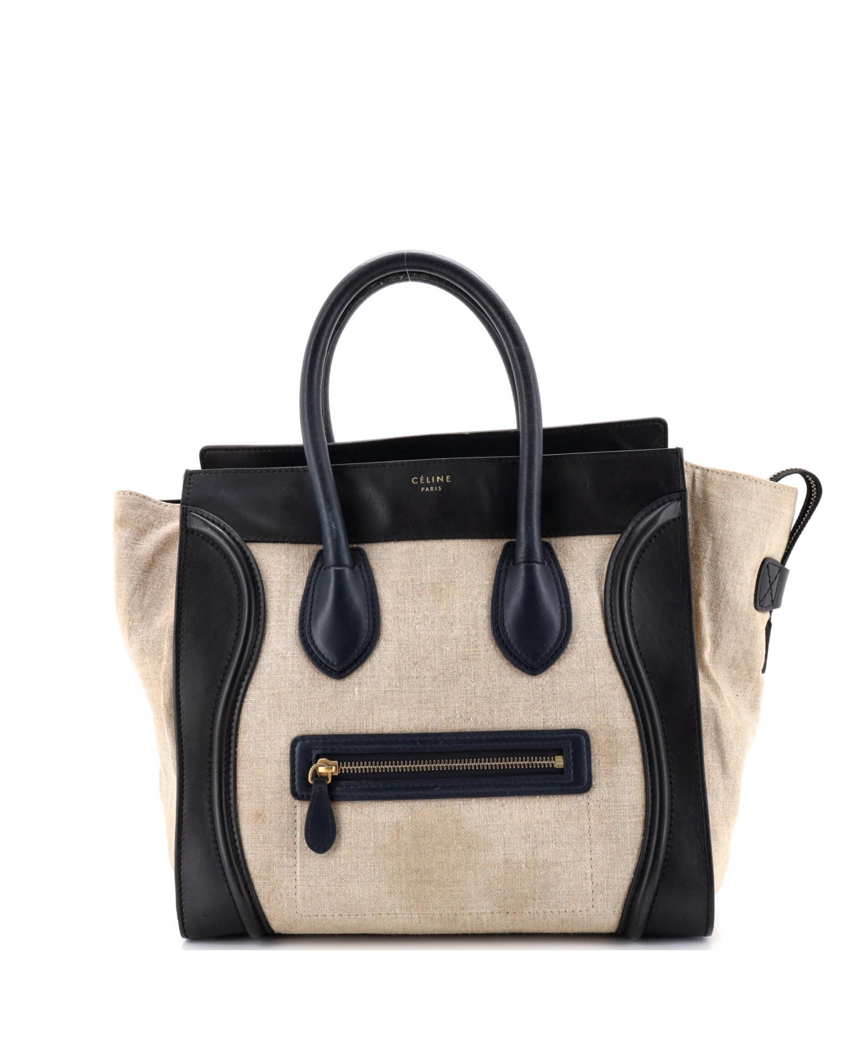 Click here for Pre-Owned Celine Mini Luggage Bag Canvas and Leath... prices