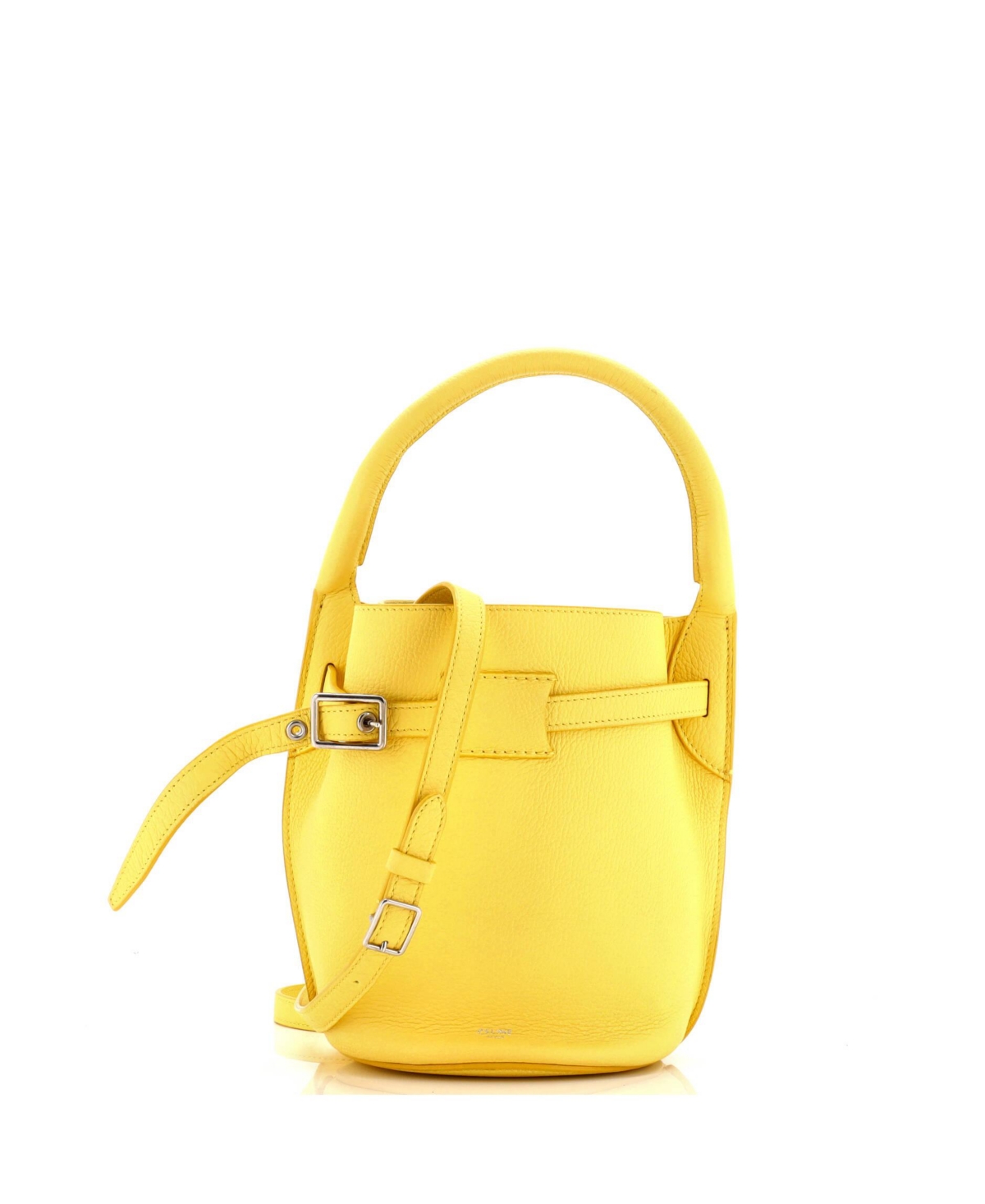 Click here for Pre-Owned Celine Nano Big Bag Bucket Leather - Yel... prices