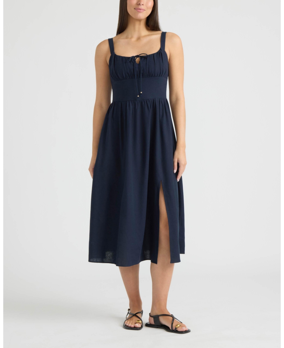 Click here for Ellen Tracy Womens Sleeveless Maxi Dress - Navy prices